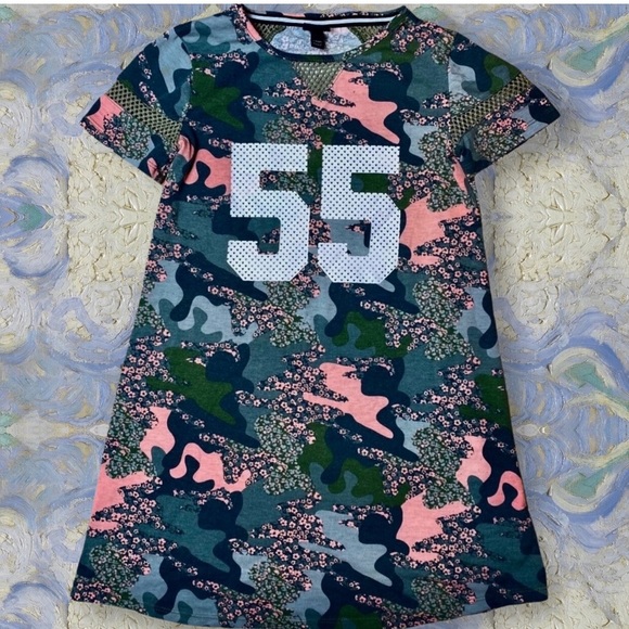 art class | Dresses | Nwot Art Class Girls Camp Football Jersey Dress ...